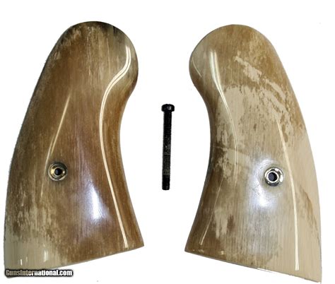 Colt Python Or 2021 Anaconda Siberian Mammoth Ivory Grips Small Panel