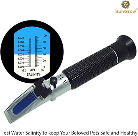 Sungrow Aquarium Refractometer 7 6 Inches Accurate Salinity