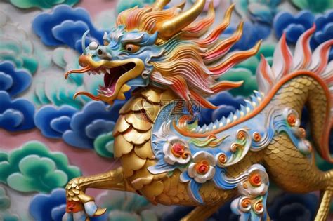 五彩的麒麟高清图片下载 正版图片600281824 摄图网