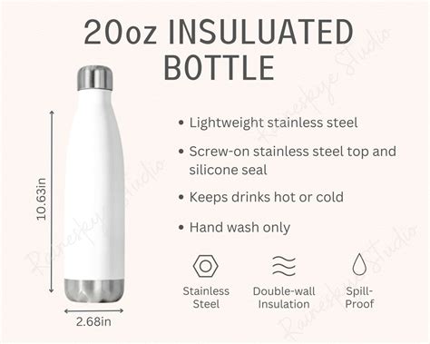 20oz Insulated Bottle Size Guide And Key Features 20oz Stainless Steel