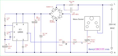 Simple Timer Circuit Schematic Circuit Diagram