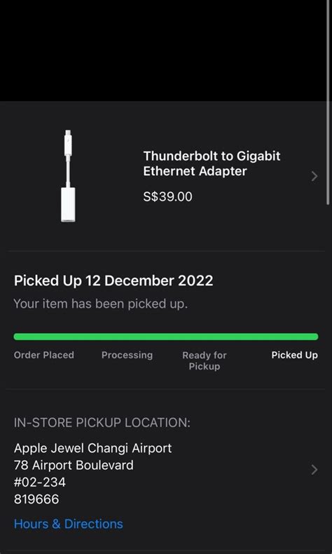 Thunderbolt Gigabit Ethernet Adapter Computers Tech Parts Accessories Cables Adaptors
