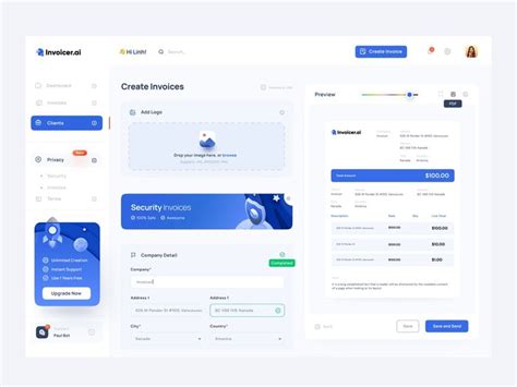 Daily UI Invoice Invoice Design Ui Kit Invoice Creator