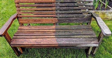 first time power washing wood imgur