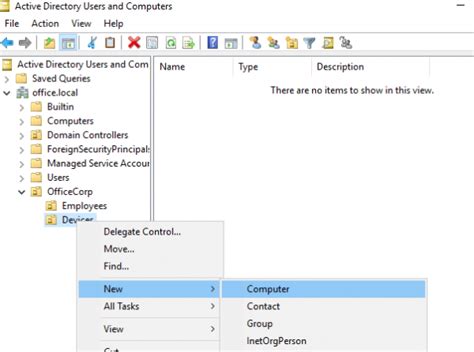 How To Manage Active Directory Computers Part 1 Create And Delete