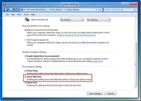 How To Enable Windows 8 Hibernate Option