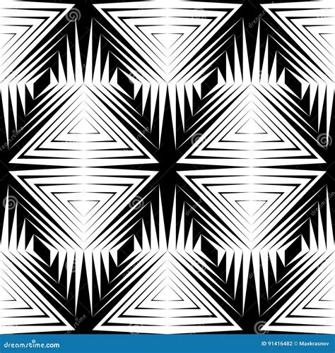 Seamless Stripe And Line Pattern Stock Vector Illustration Of Regular