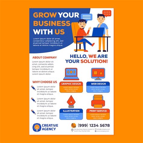 Informational Poster Layout