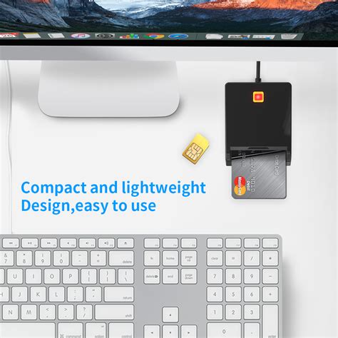 Multi Interface Portable Iso 7816 Sim Usb Smart Chip Card Reader Writer