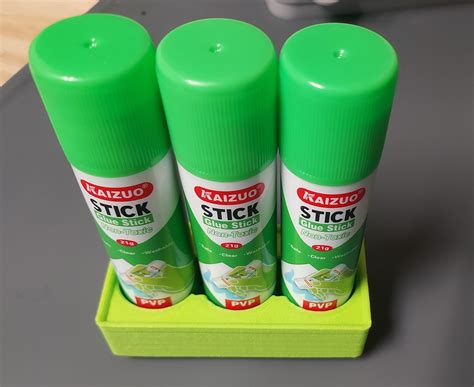 Gridfinity X3 25mm Glue Stick Holder Stl 3d Model By Landrum