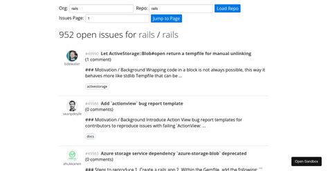 Rsk Github Issues Example Codesandbox