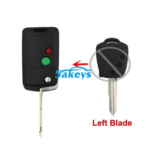 For Proton Modified 2 Buttons Key Blank With Left Blade
