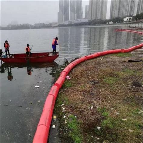 湖面蓝藻围栏装置 自浮式水上水体围隔浮拦 知乎