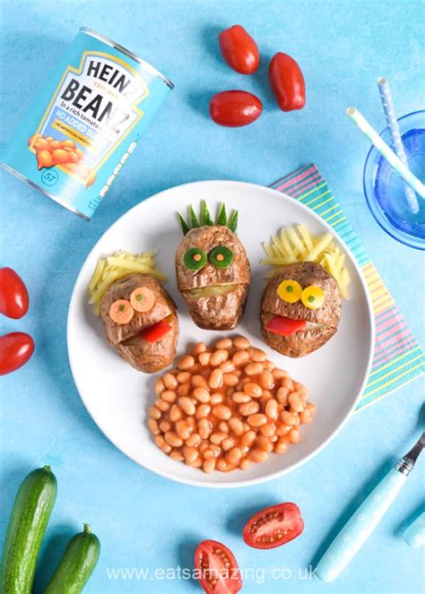 Fun Mini Baked Potato Monsters Recipe Eats Amazing