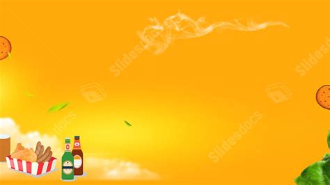 Poster Delicious Gourmet Chicken Fried Powerpoint Background For Free
