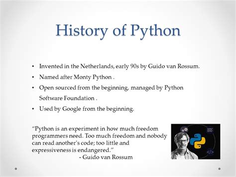 Introduction To Python Fundamentals Of Python And Environment Setup