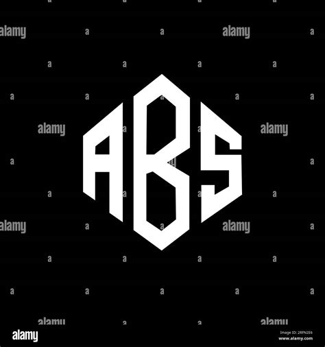 Abs Letter Logo Design With Polygon Shape Abs Polygon And Cube Shape