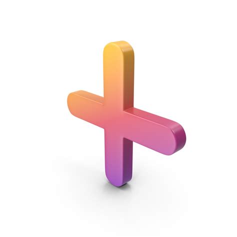 Addition Symbol Pink