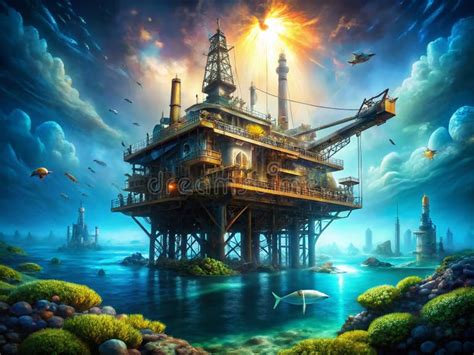 Exploring The Intricate Architecture Of Deepsea Oil Platforms A