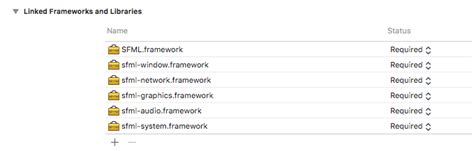C Xcode Sfml Error Dyld Library Not Loaded Stack Overflow