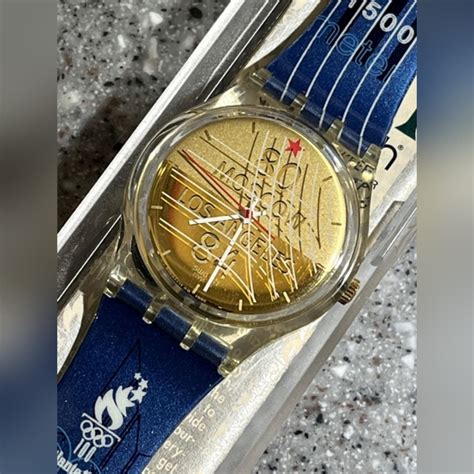 swissgear wearables rare vintage swatch watch sebastian coe moscow