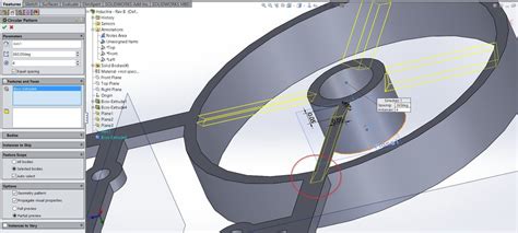 Help With A Feature Pattern R Solidworks