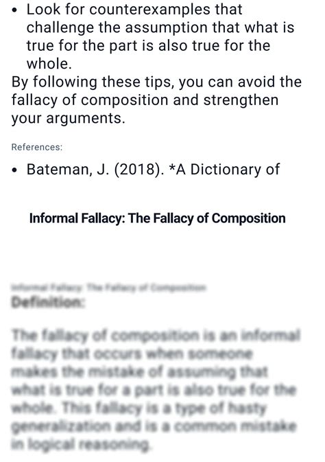 SOLUTION Critical Thinking Fallacies Fallacy Of Composition Studypool