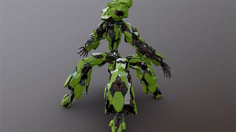 Procedural Hard Surface Modeling Test 19 010 3d Model By Asaito