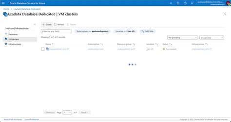 Oracle Database Service For Microsoft Azureでexadata Database Service開始