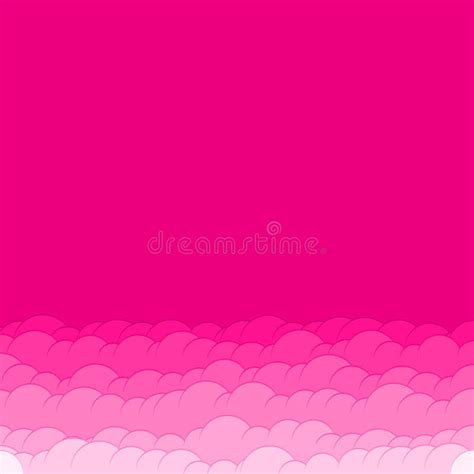 Abstract Color Clouds Sky Generative Art Background Illustration Stock Vector Illustration Of