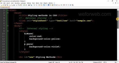 Web Designing Step By Step Tutorials Using Html And Css