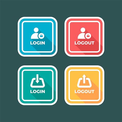 Login Logout Button