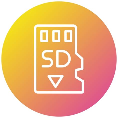 Premium Vector Memory Card Vector Icon Design Illustration