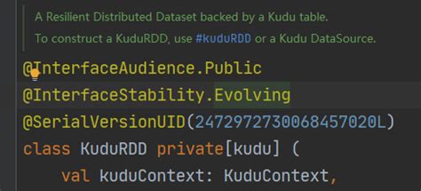 Kudu Spark KuduContext Java io InvalidClassException 解决 PME Blog