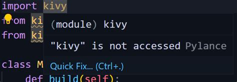 Import Kivy Not Working Rkivy