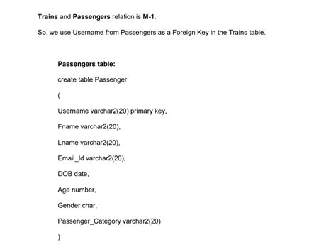 Railway Management System Using Sql