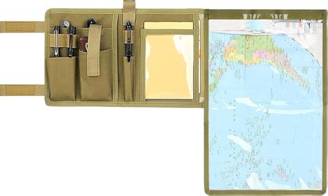 Kosiabte Map Case Tactical Notebook Multifunctional Weatherproof Map