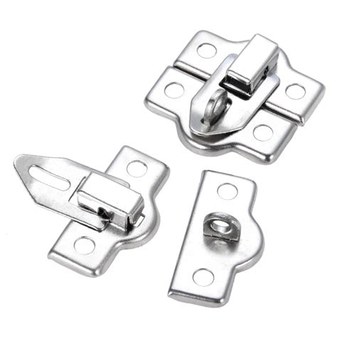 20 2pcs Silver Box Latch Lock Clasps Alloy Toggle Grandado