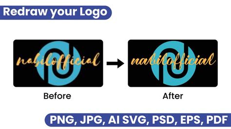 Vector Tracing And Redrawing For High Resolution Logo