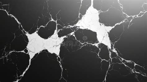 Abstract Neural Network Intricate Connections On Dark Background Neuroscience Concept Stock