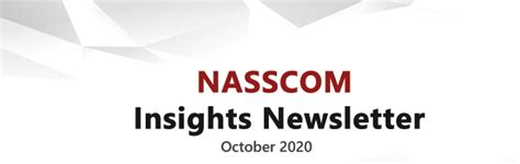 Nasscom Insights Newsletter Oct 2020 Nasscom The Official Community Of Indian It Industry