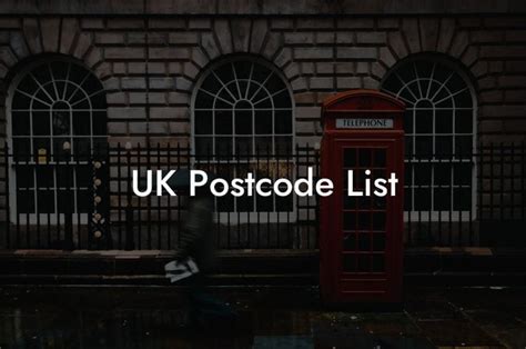 Postcode Format Uk Postcode Database Csv And Mysql Postcodes