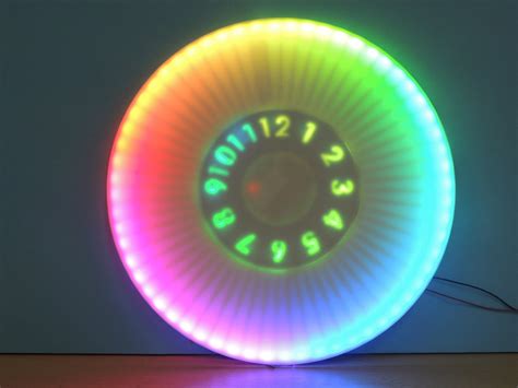 Animated Rgb Wall Clock 10 Steps With Pictures Instructables