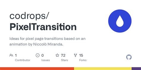 GitHub Codrops PixelTransition Ideas For Pixel Page Transitions Based On An Animation By