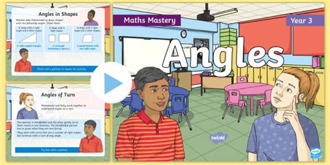 Mathematics Angles Background Powerpoint