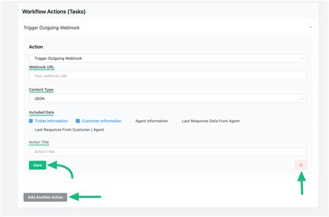 Outgoing Webhook Fluent Support