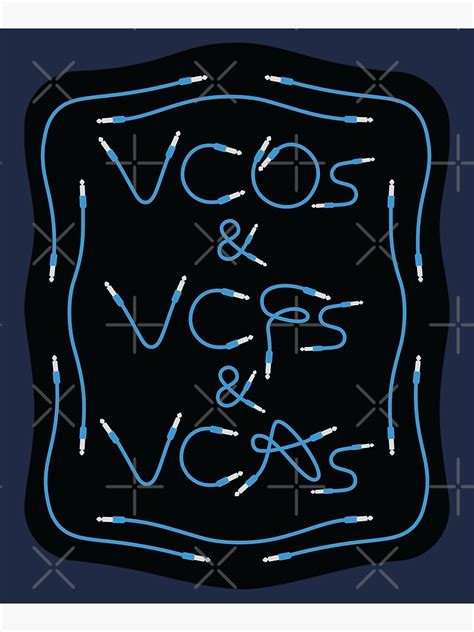 Modular Synthesizer Patch Cables Poster For Sale By Atomicmalibu Redbubble