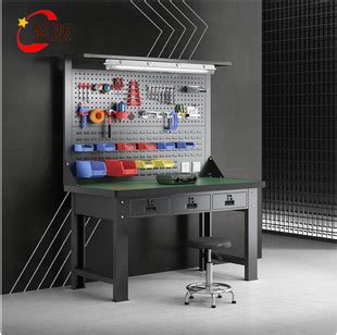 重型防静电工作台不锈钢钳工台电工桌加厚实验模型车间操作检验桌 阿里巴巴