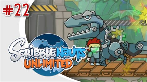 Robot Dinosaur Scribblenauts Unlimited Wii U W Ze Episode 22 Youtube