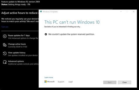Windows Cannot Update System Reserved Partition Rtsgadget